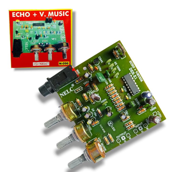 KIT ECHO PLUS TONE VOLUME MUSIK - VOL MUSIK PRE AMP NELC N-096 N096 N ...