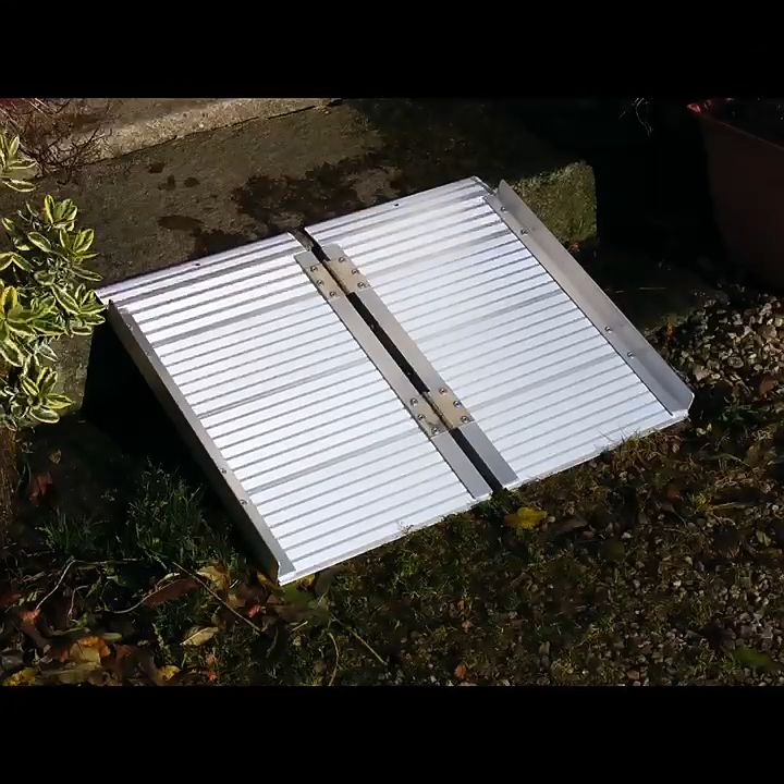 SG Orion Neis 60cm Portable Aluminum Bi-folding Wheelchair Ramp for ...