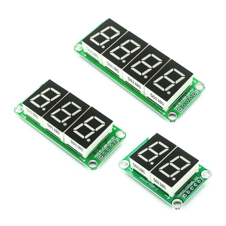 Red 74HC595 Static Driving 2 3 4 Segment Digital Display Module ...