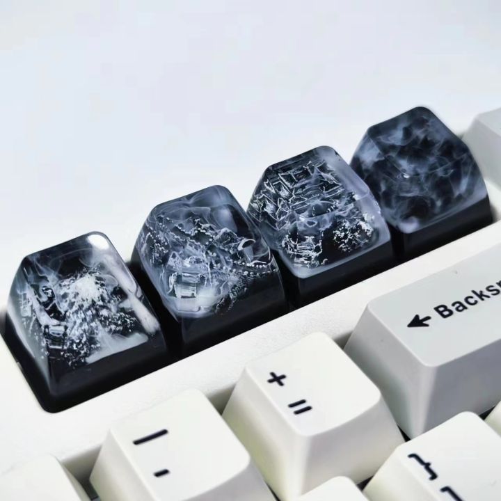 Mechanical Keyboard Personality Cap with Transparent Resin Longshan ...