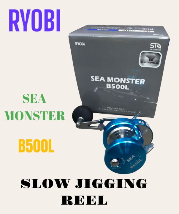 RYOBI SEA MONSTER B500L SLOW JIGGING FISHING REEL | Lazada