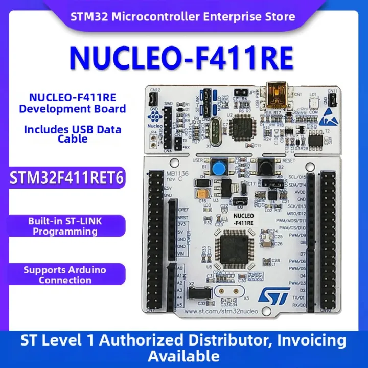 Original NUCLEO-F411RE STM32 Nucleo-64 Development Board with ST-LINK ...
