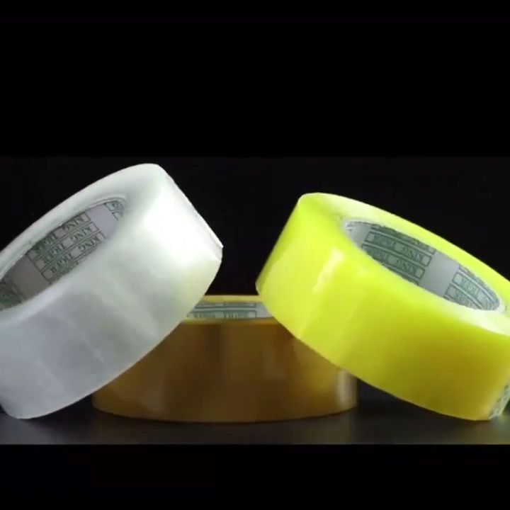 PACKAGING TAPE / PACKING TAPE BIG ROLL (4.8cm)2 inches width BROWN AND ...