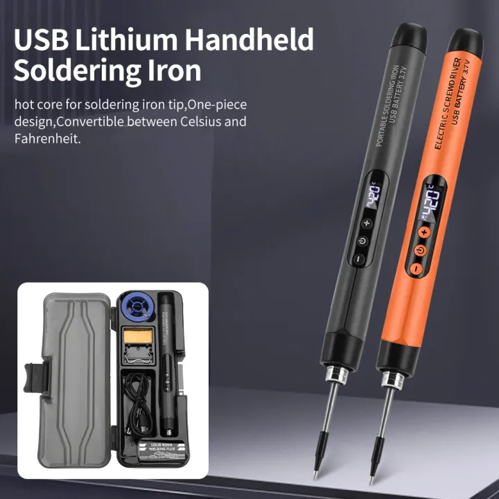 Mini Small Soldering Iron Set 5V 8W USB Soldering Iron C200S 300-450 ...