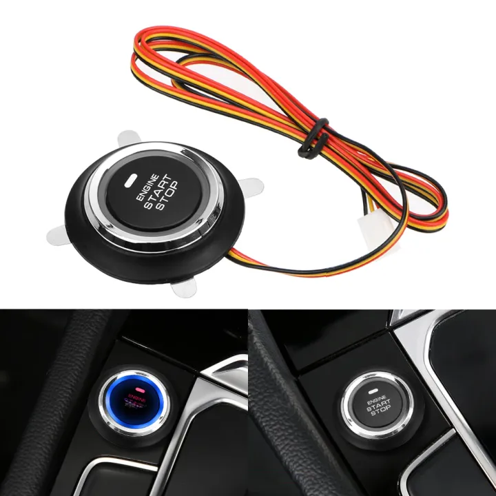 Start STOP Engine mobil อัตโนมัติปุ่มกด12V สวิตช์ชุดกล่องสตาร์ทรถยนต์ ...