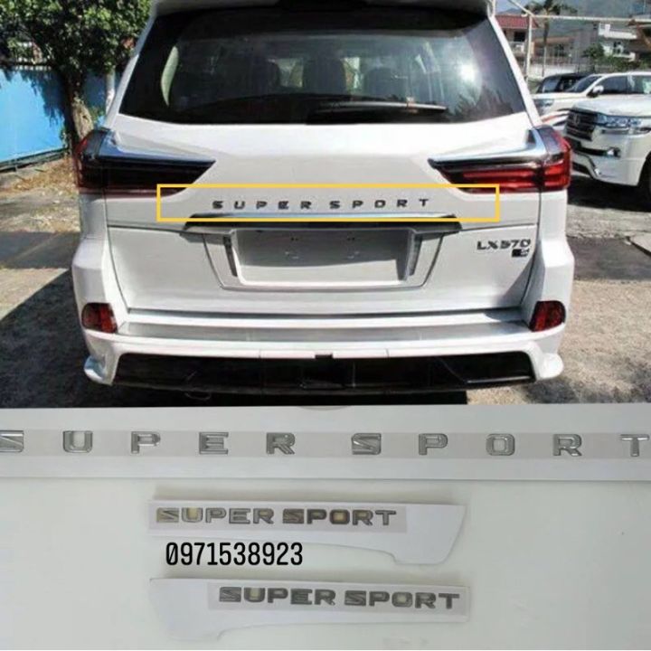 Logo chữ LEXUS 570 SUPER SPORT. SPORT PLUS | Lazada.vn