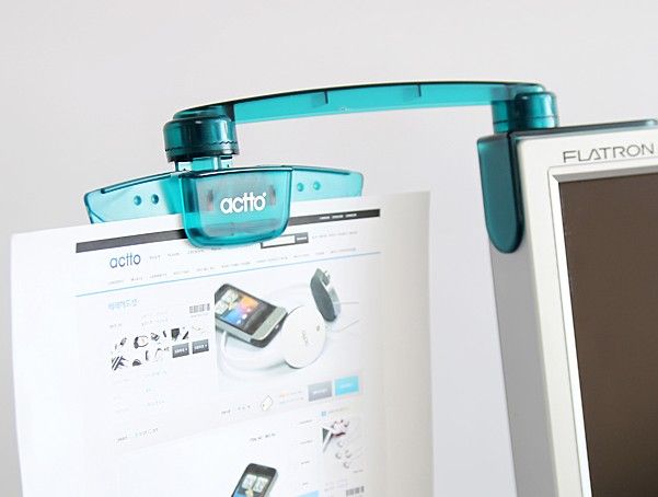 Actto SPC-08 Computer Monitor Foldable Document Holder Rotatable ...