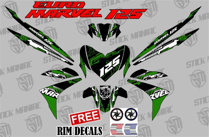 Euro 125 full body decals | Lazada PH