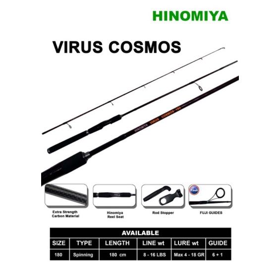 JORAN PANCING HINOMIYA VIRUS COSMOS ULIR PANJANG 180CM | Lazada Indonesia