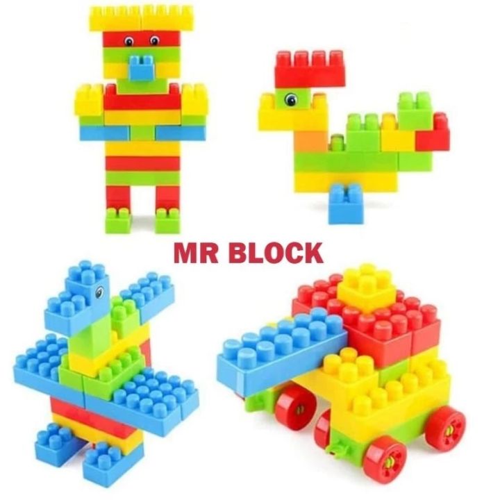Mainan Anak Balok kreatif blocks set aneka Model Balik susun Unik Asah ...