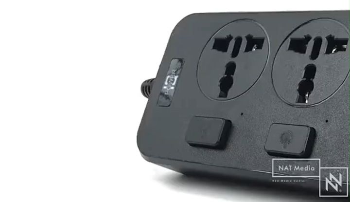 Extension Cable Plug Socket 2.1A Fast Charging USB Ports Power Strip ...