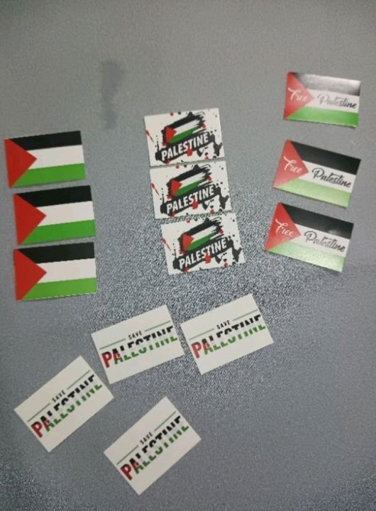 Stiker Pipi Bendera Palestina , Free Palestina ukuran 2×3 ( 50 pcs ...