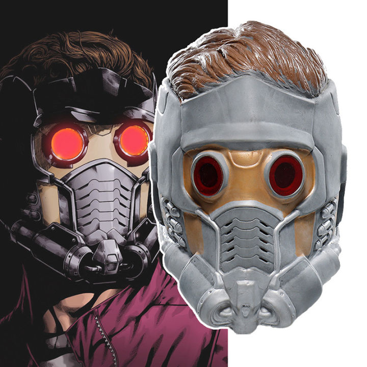 Guardians Of The Galaxy Cosplay Mask Star-Lord Latex Mask Helmet ...