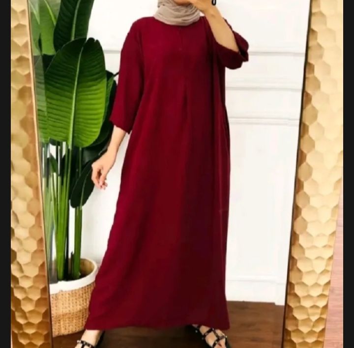 Daster Cewek / Daster Elegan / Daster Crinkle Airflow / Daster Busui ...