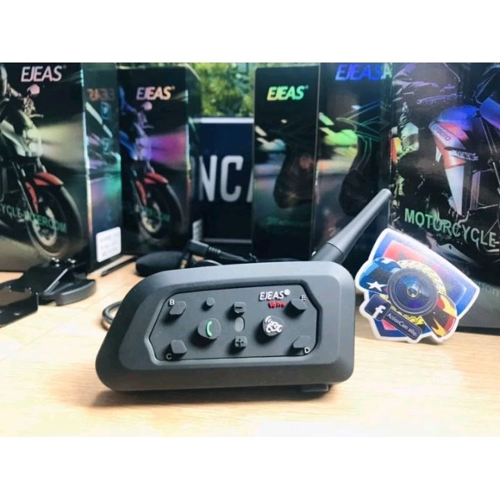 EJEAS V6 Pro Motorcycle Helmet Bluetooth Intercom Headset | Lazada PH