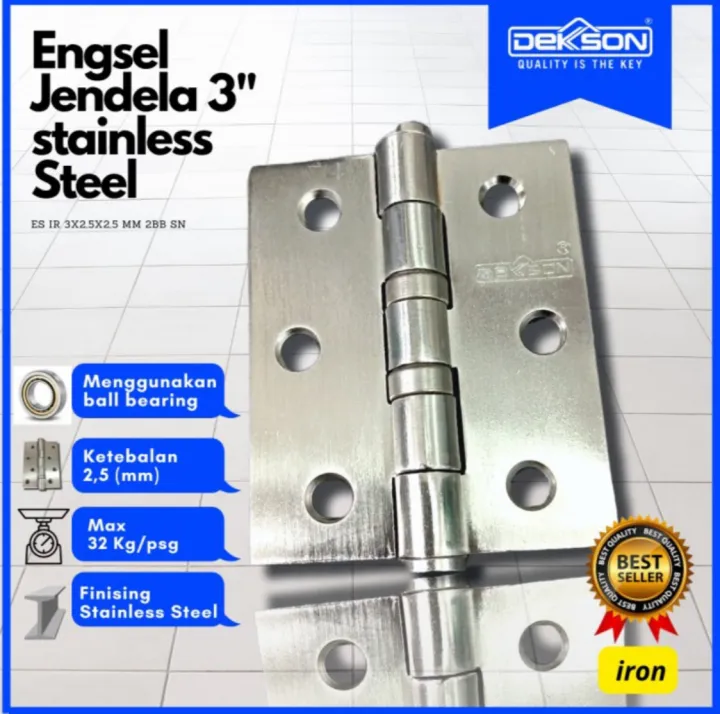 DEKKSON ENGSEL 3 INCH TEBAL/ engsel 3 inch dekkson/ Engsel jendela ...