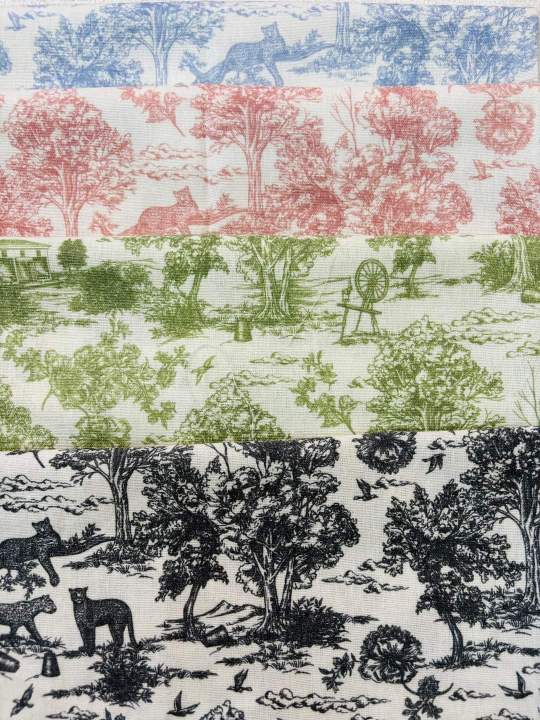 #6460 Cotton Linen Toile 60"width | Lazada PH