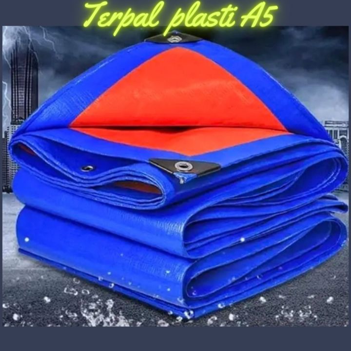 terpal plastik a5 korea ukuran 4x6 meter kuat tahan panas dan air hujan ...