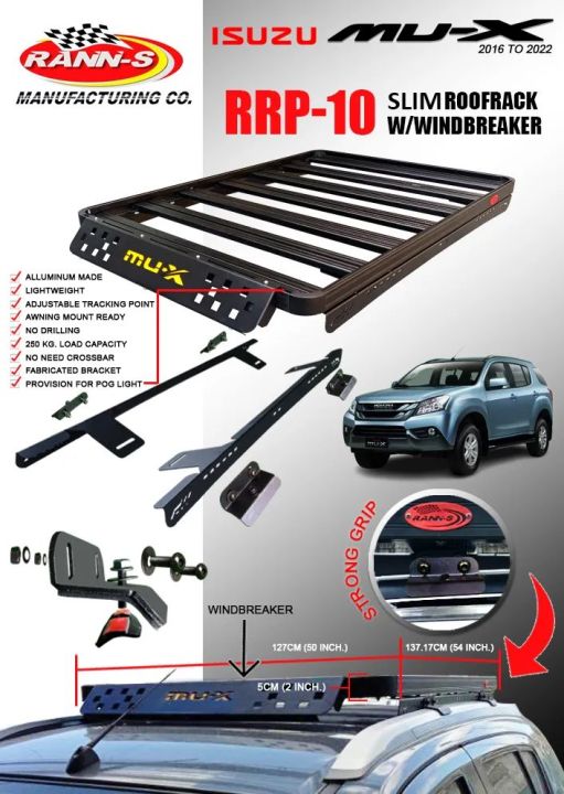 SLIM ROOF RACK ISUZU MUX 2016-2022 | Lazada PH