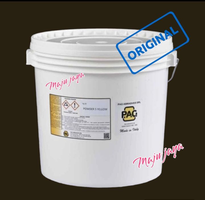 Marble PAG yellow powder kristalisasi MARMER /mengkilapkan bubuk kuning ...