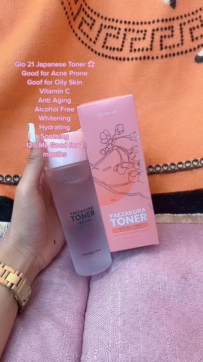 [Free Collagen] GLO21 Yaezakura Toner 150 ml ( New Plastic Bottle ...