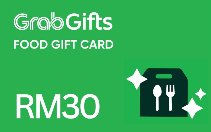 GrabGifts (Food) e-Voucher RM30 | Lazada