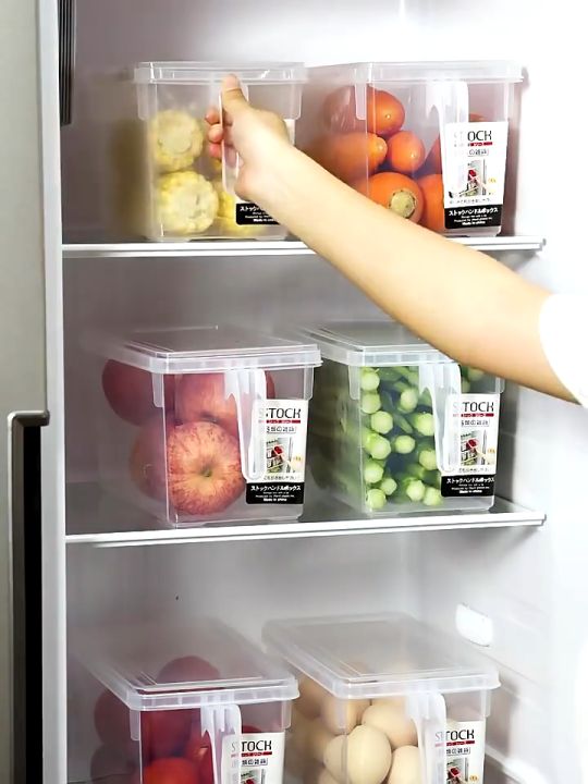 Kontainer Makanan Kulkas Kitchen Storage Food Kotak Penyimpanan makanan ...