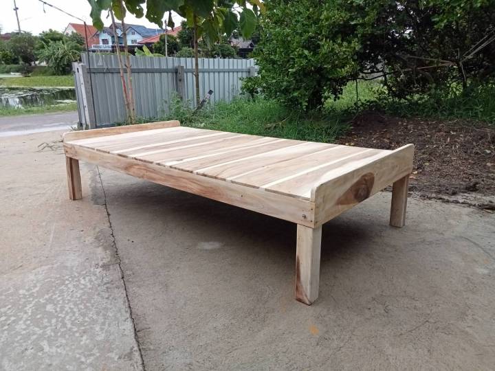 win888 - เตียงขายดี. [งามดิบ] ขัด ไม่ทำสี ตั่งนั่งเล่น เตียงไม้ราคาถูก ...