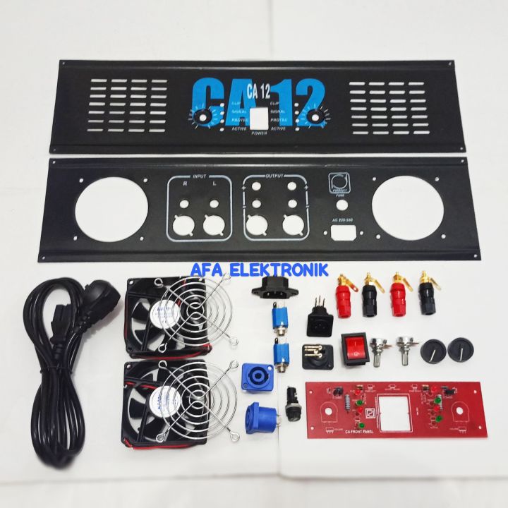 Paket Plat Panel Depan Belakang CA12 Power Amplifier Stereo Full ...