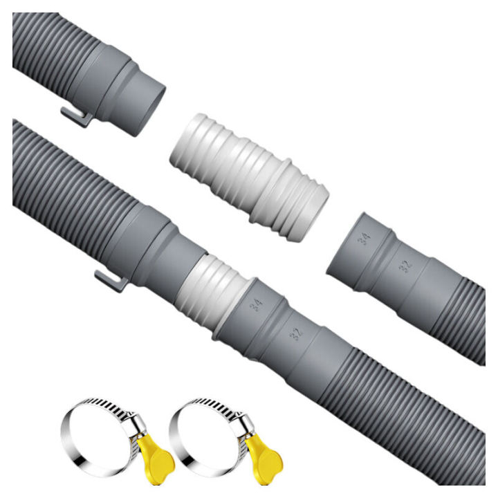 Automatic Washing Machine Drain Pipe Extension Tube Double Function ...