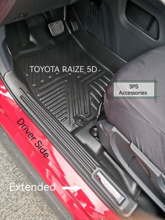 TOYOTA RAIZE 2022 2023 5D DEEP DISH MATTING | Lazada PH