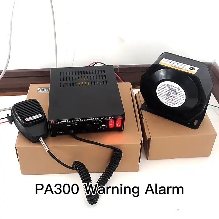 【COD+3 Days Delivery】9-Sound Loud Car Warning Alarm 12V PA 300W Fire ...