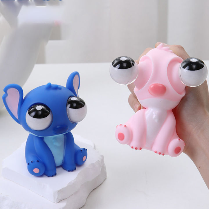 อะนิเมะ Stitch Bulging Eyes ความเครียดน่ารัก Squishy Fidget ของเล่นความ ...