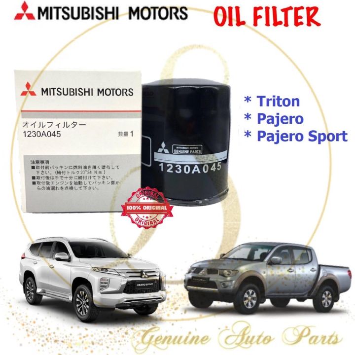 ( 100% ORIGINAL ) OIL FILTER MITSUBISHI TRITON PAJERO PAJERO SPORT ...