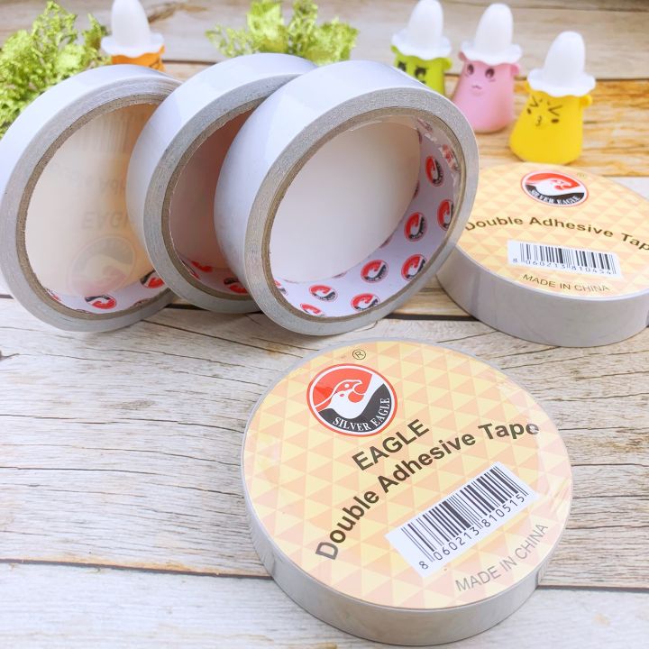 Double Sided Tape double adhesive tape strong adhesion sticky tape 1PC | Lazada PH