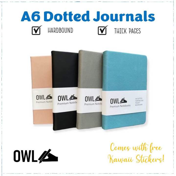 NEW!! HARDBOUND DOTTED POCKET JOURNALS! A6 Size with Garter lock and ...