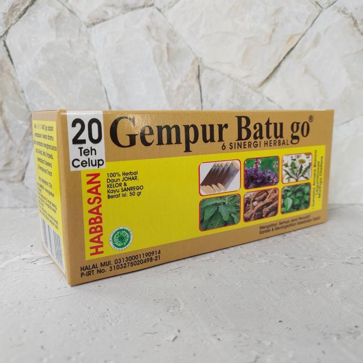 Teh Celup Gempur Batu Go (Sanrego) - Herbal Batu Empedu / Ginjal ...