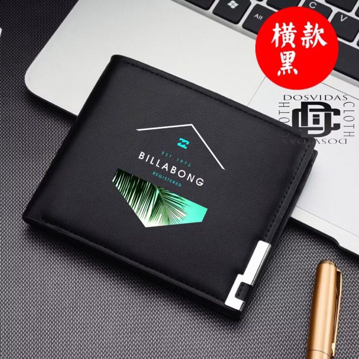 Dompet Pria Lipat EST 1973 BILLABONG Dompet Kulit Men Fashion Letter ...