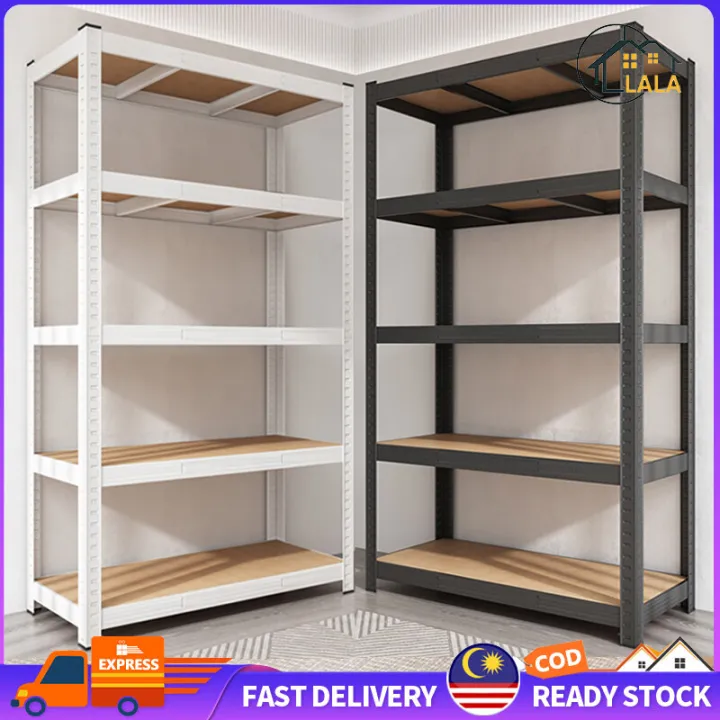 LALA-5layer Boltless Rack Shelf Home Store & Warehouse Kitchen Rak ...