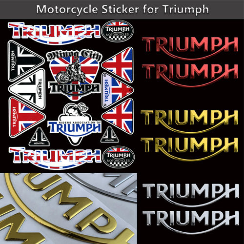 Triumph Logo Motorcycles Sticker Reflective Flag Polyester Printed ...