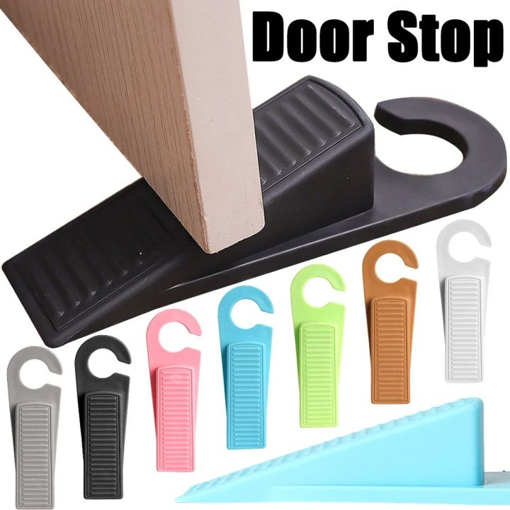 Door Stopper Floor Slanted Wedge Floor Stackable Stops Indoor Door ...