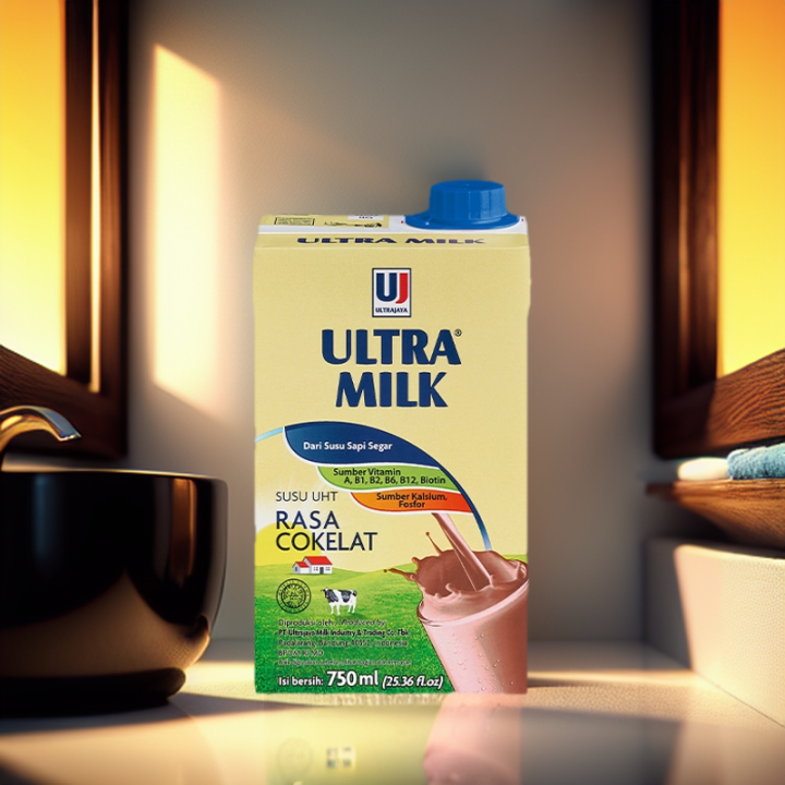 Ultra Milk Susu UHT Coklat 750ml | Lazada Indonesia