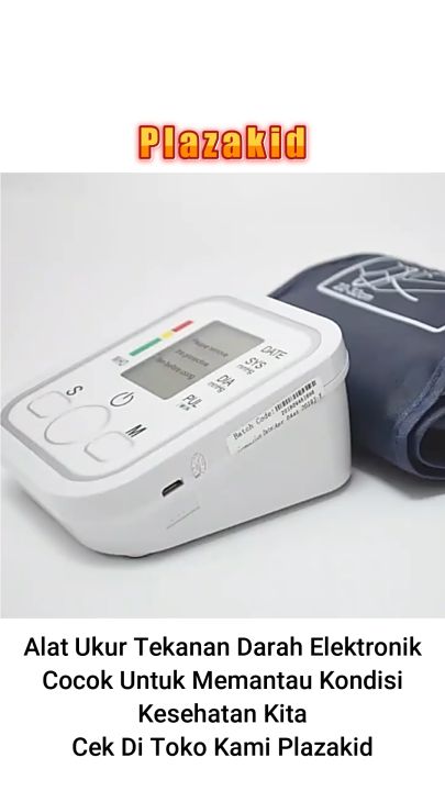 Alat Ukur Tekanan Darah Elektronik Premium Tensimeter Digital Monitor ...