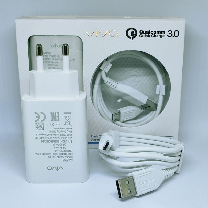 CHARGER CASAN HP VIVO MICRO USB FAST CHARGING ORI | Lazada Indonesia