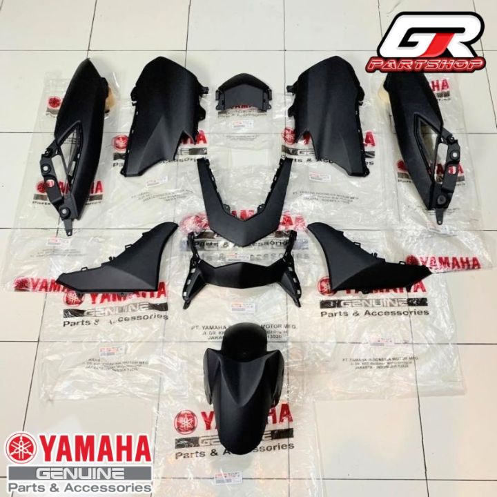 FULL SET BODY BODI HALUS NMAX NEW 2021 2022 2023 HITAM DOFF HALUS ...