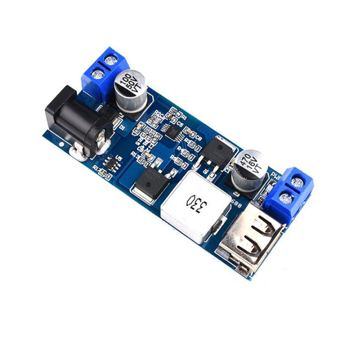DC-DC 24V/12V To 5V 5A Step Down Power Supply Buck Converter Replace LM2596S Adjustable USB Step ...