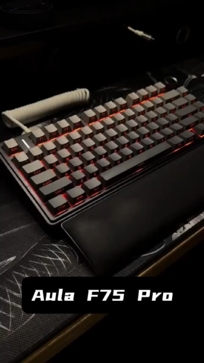 AULA F75 Gasket Mechanical Keyboard | Wireless Tri-Mode | Fully Hot ...