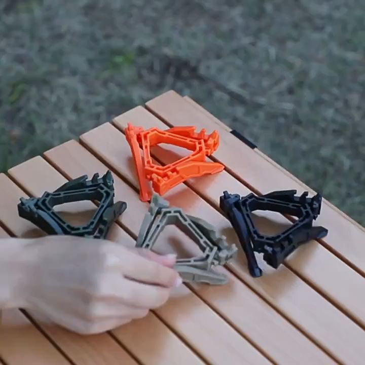 Universal Gas Canister Stand Foldable Outdoor Gas Tank Bracket Camping ...