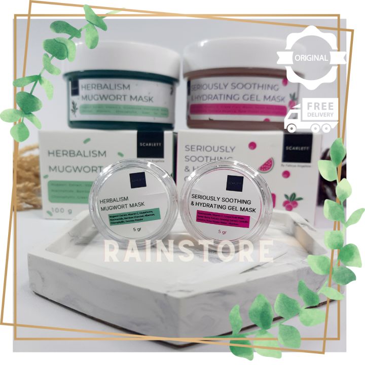 SCARLET MASKER HERBALISM MUGWORT / SERIOUSLY SOOTHING HYDRATING GEL ...