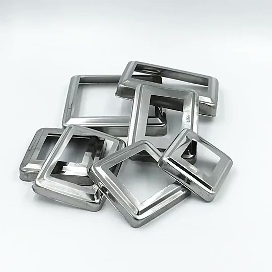 1PC 304 Stainless Cover Plate Square Flange Cover Square Tube Cover ...